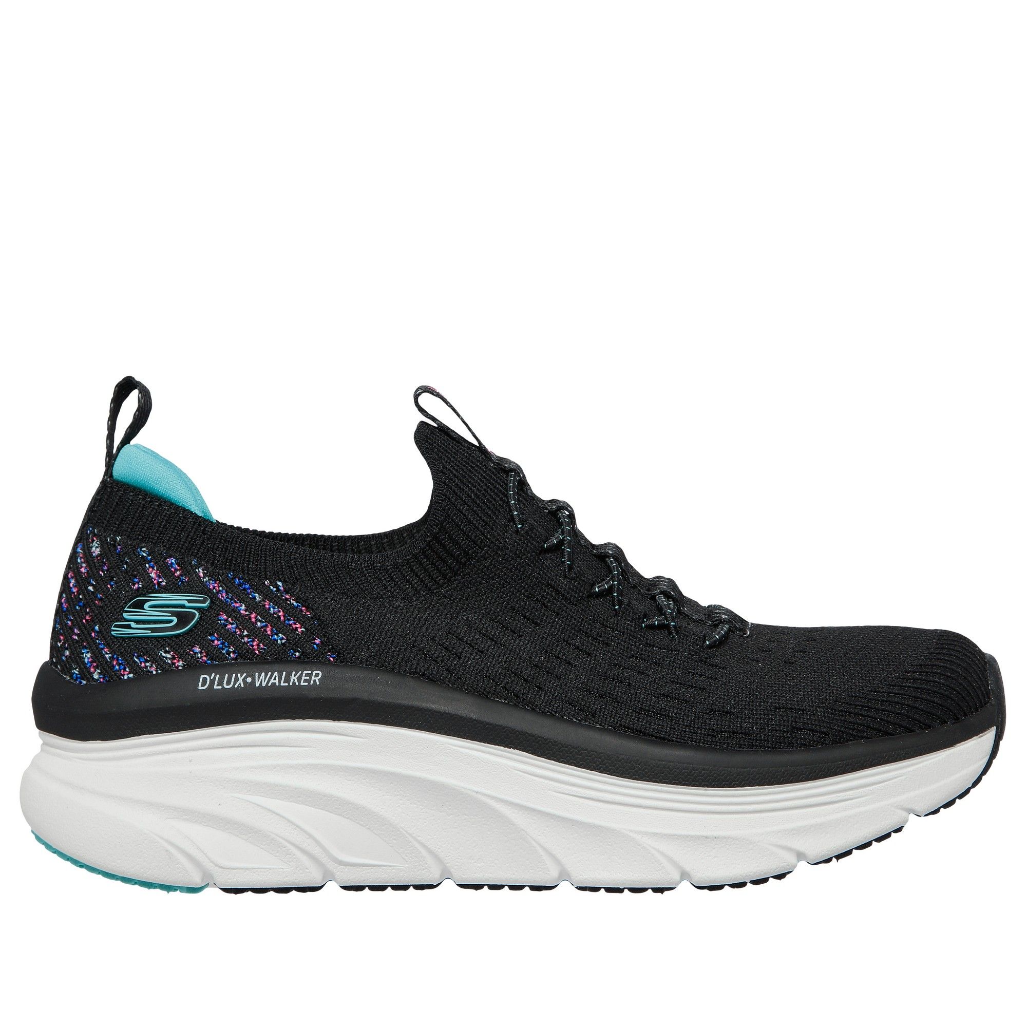 SKECHERS Patike d'lux walker - star STUNNER - 149356-BKLB