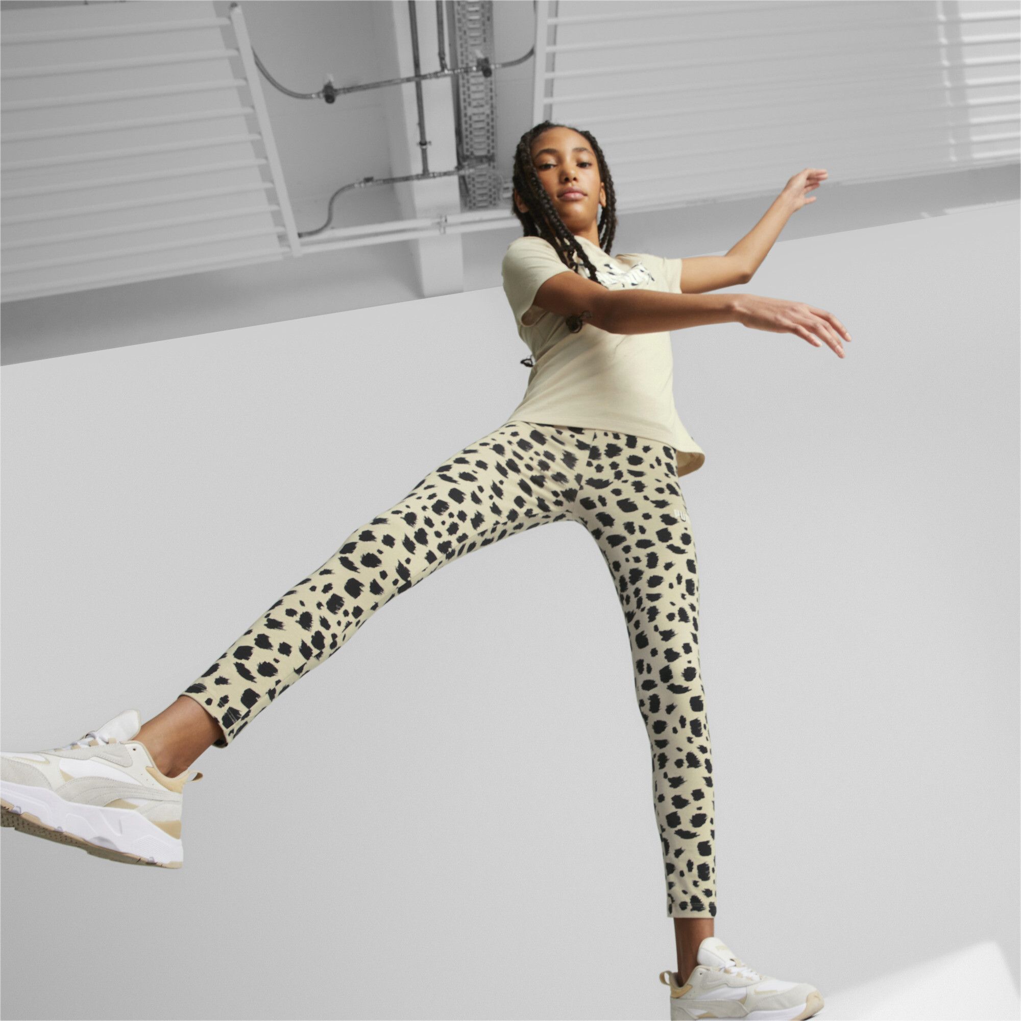 PUMA Helanke ess+animal aop leggings GG - 673519-88
