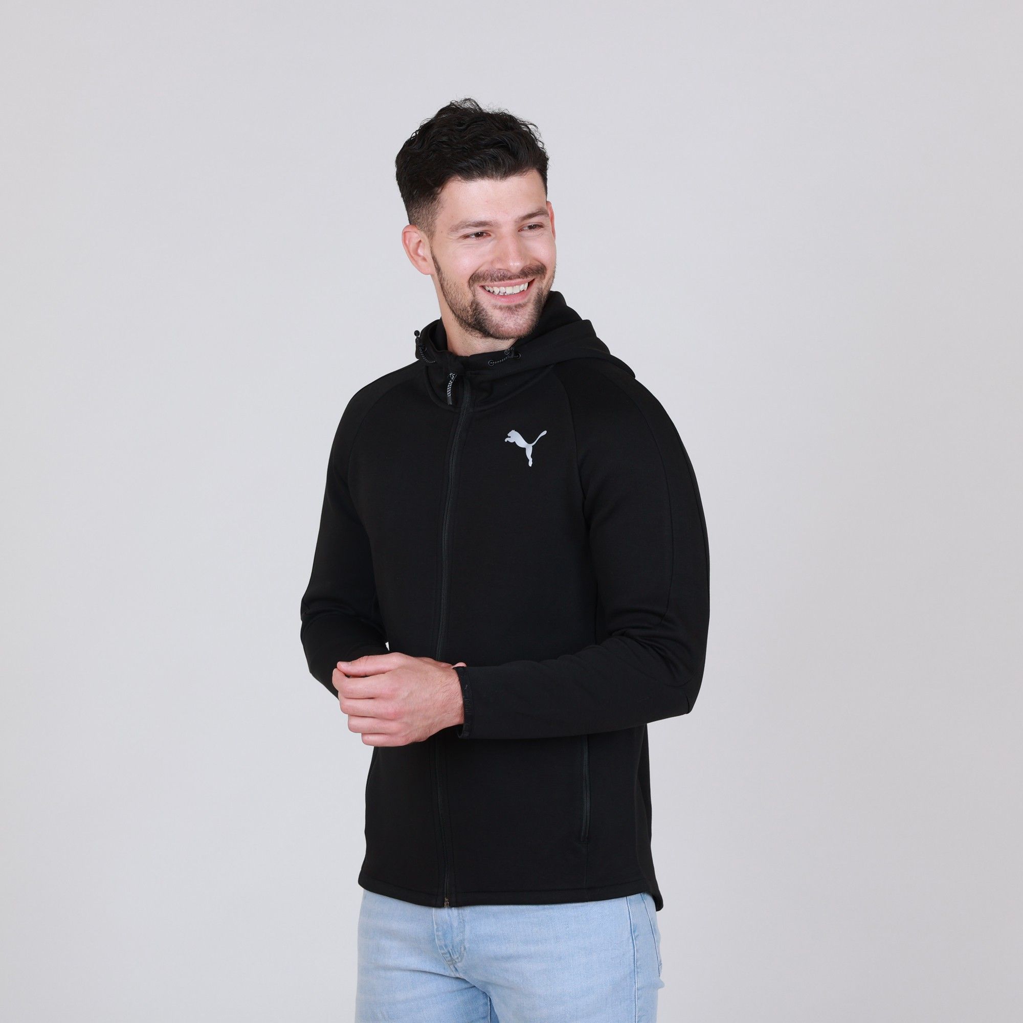 PUMA Duks sa kapuljačom evostripe full-zip hoodie M - 847401-01