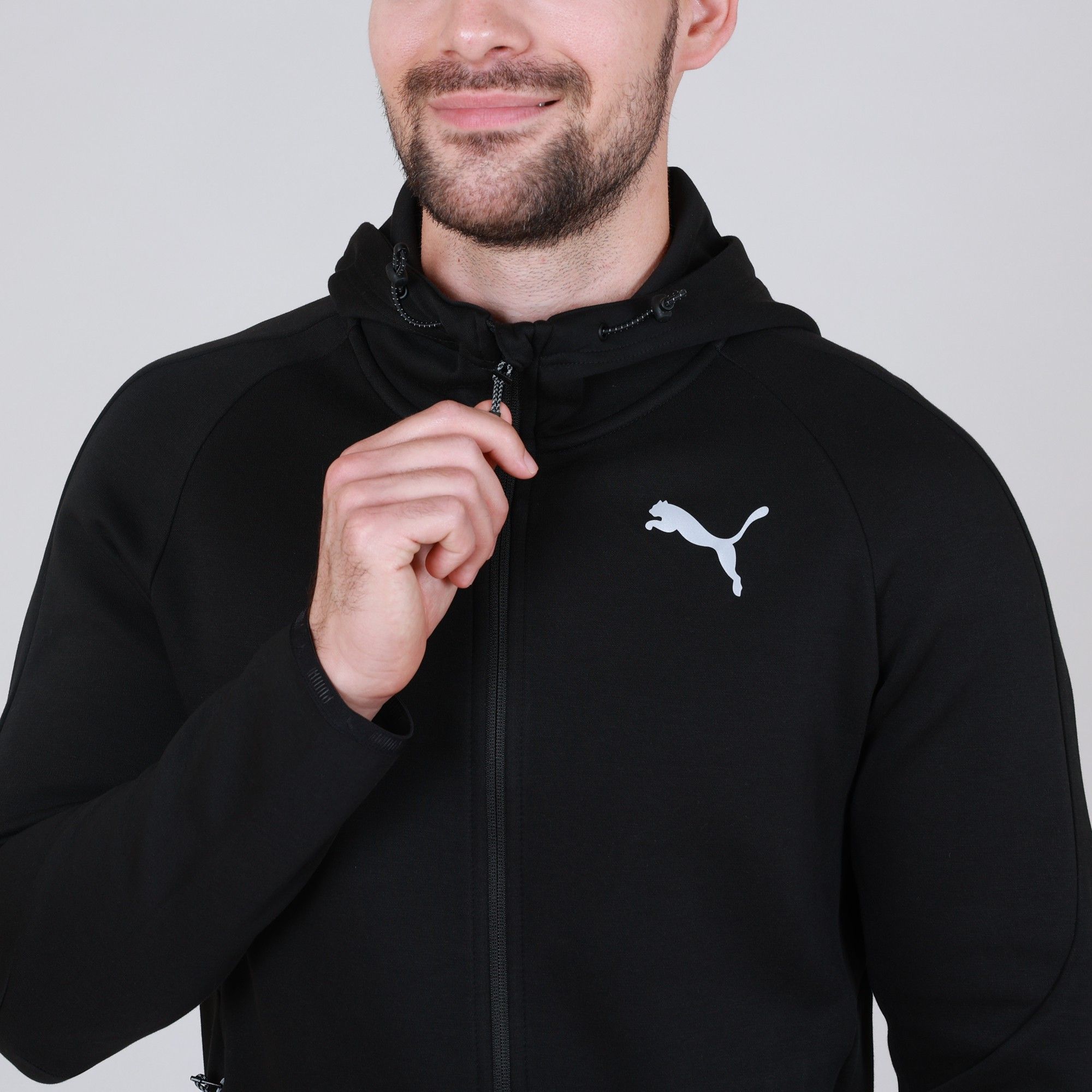 PUMA Duks sa kapuljačom evostripe full-zip hoodie M - 847401-01