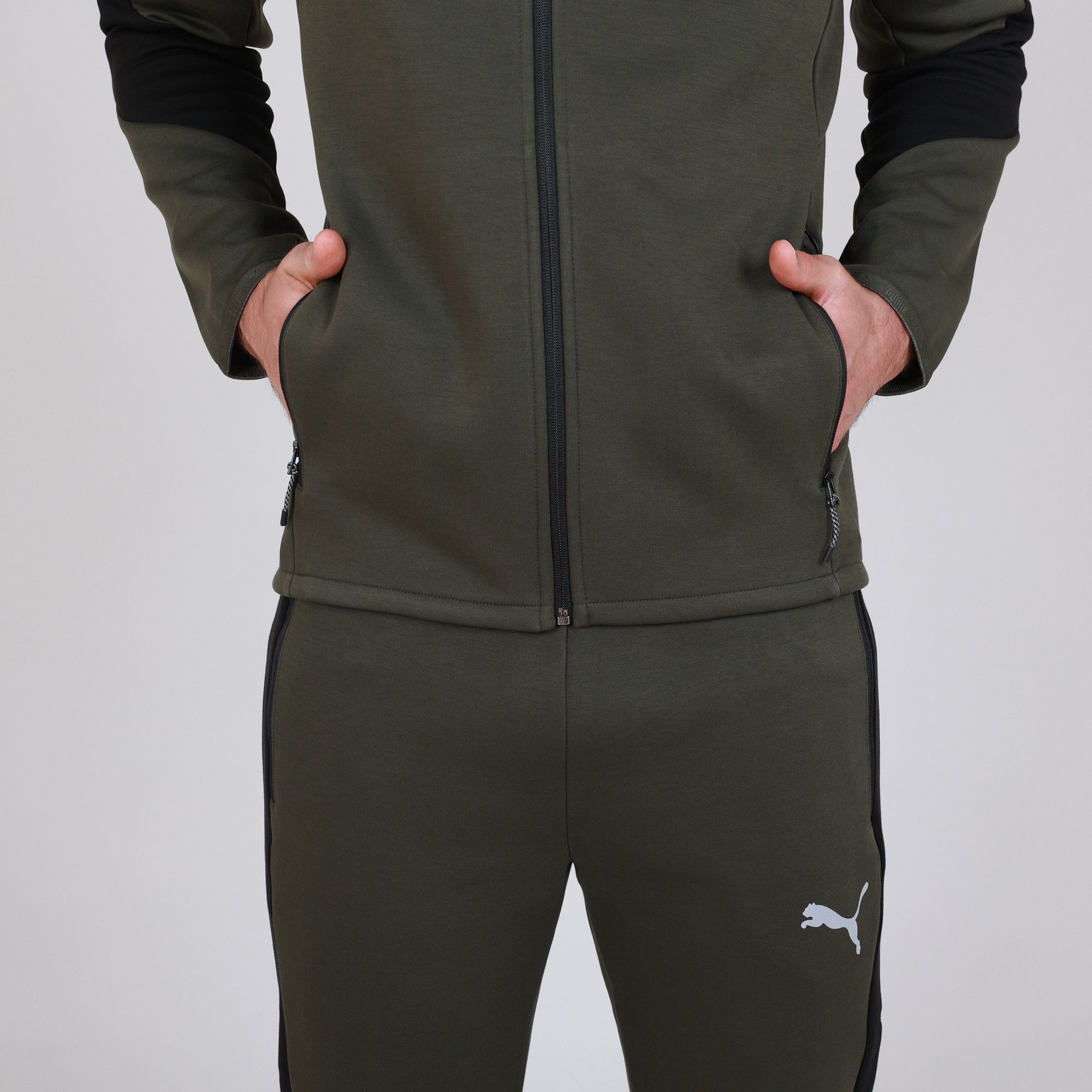 DUKS SA KAPULJACOM PUMA EVOSTRIPE FULL-ZIP HOODIE M - 847401-70