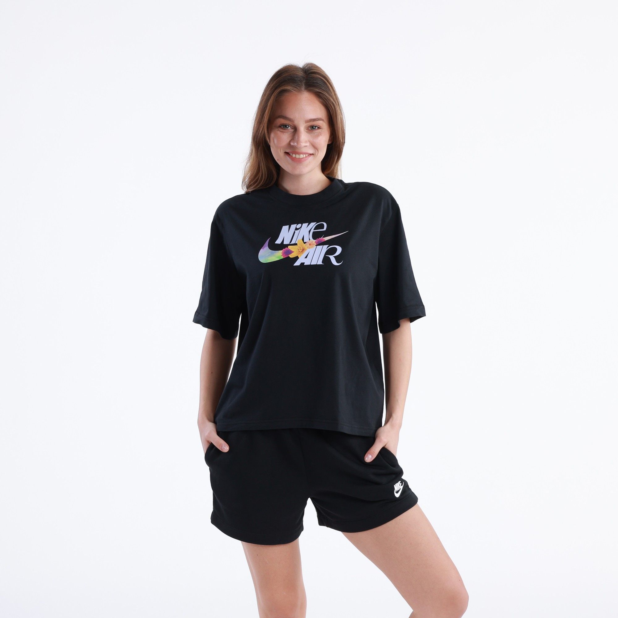 NIKE Majica kratak rukav w nsw tee oc 3 boxy W - FB8191-010